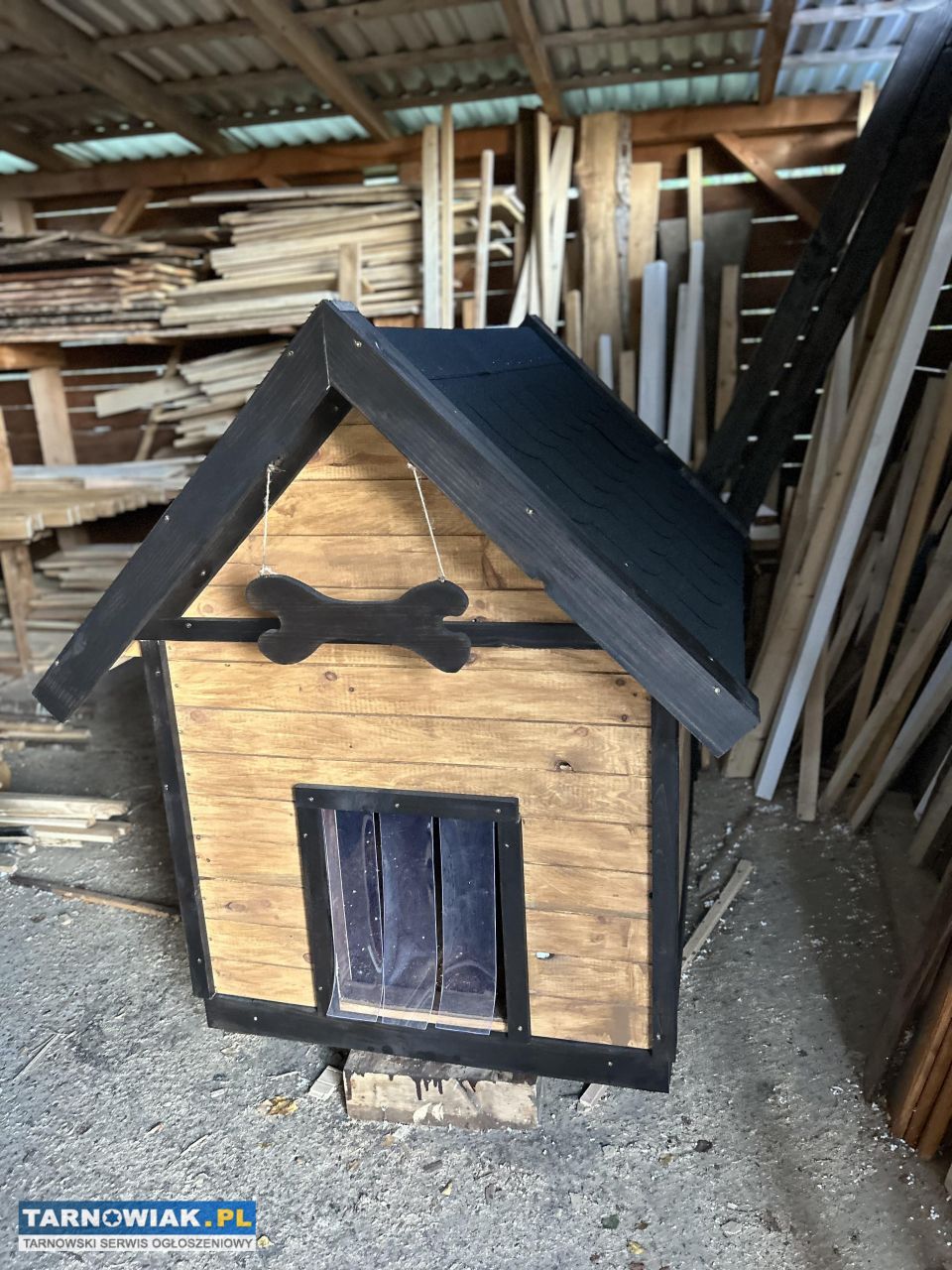 Buda dla dużego psa ocieplona styropianem 5 cm #2378788 | RÓŻNE ...